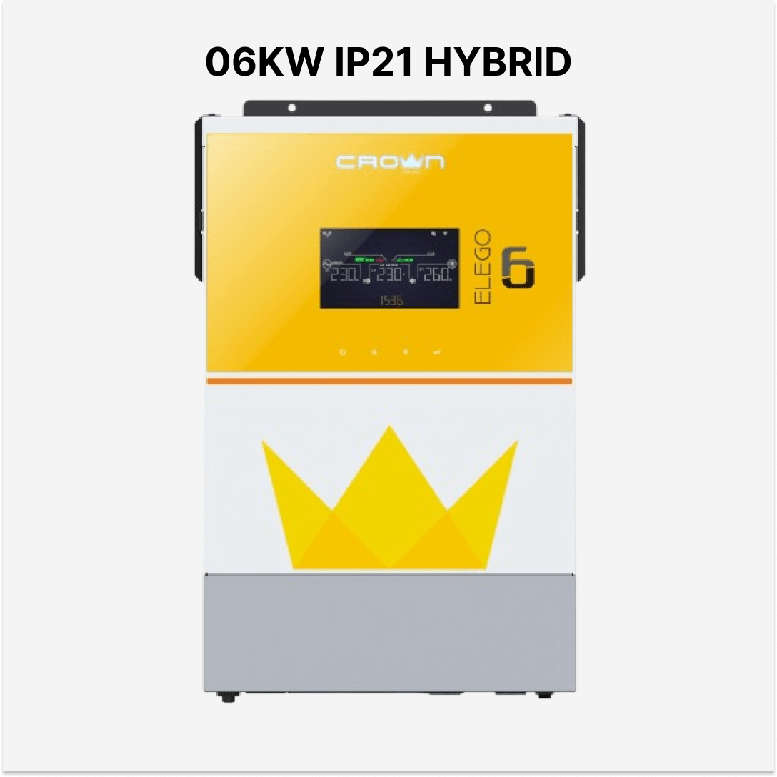 Crown Elego 6KW solar inverter Hybrid – Kamal Solar